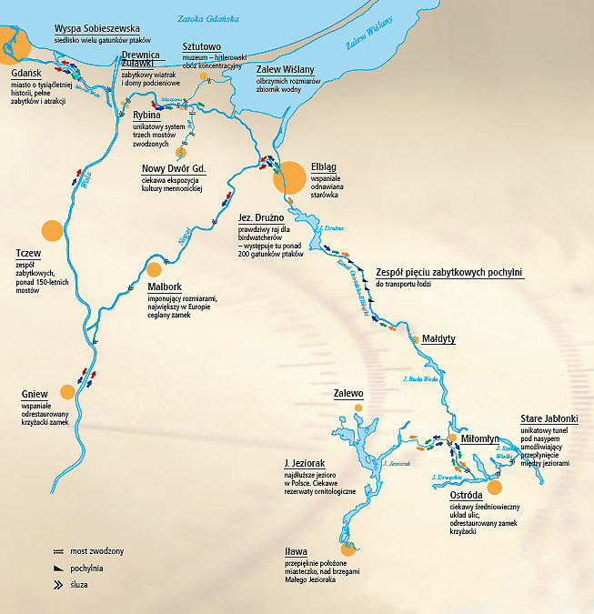 Mapy i trasy – Pętla Żuławska
